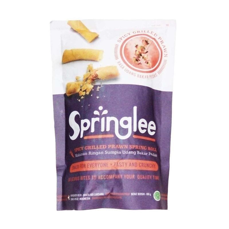 Jual Springlee Spicy Grilled Prawn Spring Roll Camilan di Seller Dede ...