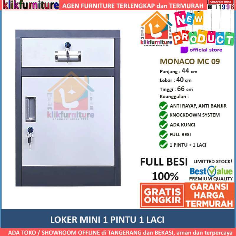 Jual Loker Besi Mini 1 Pintu 1 Laci Monaco 09 Di Seller Klikfurniture ...