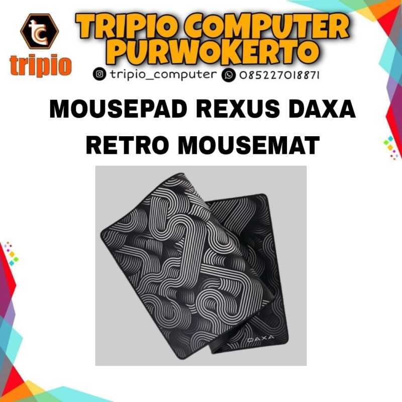 Jual Rexus Mousepad Gaming Daxa Retro Mousemat di Seller tripio ...
