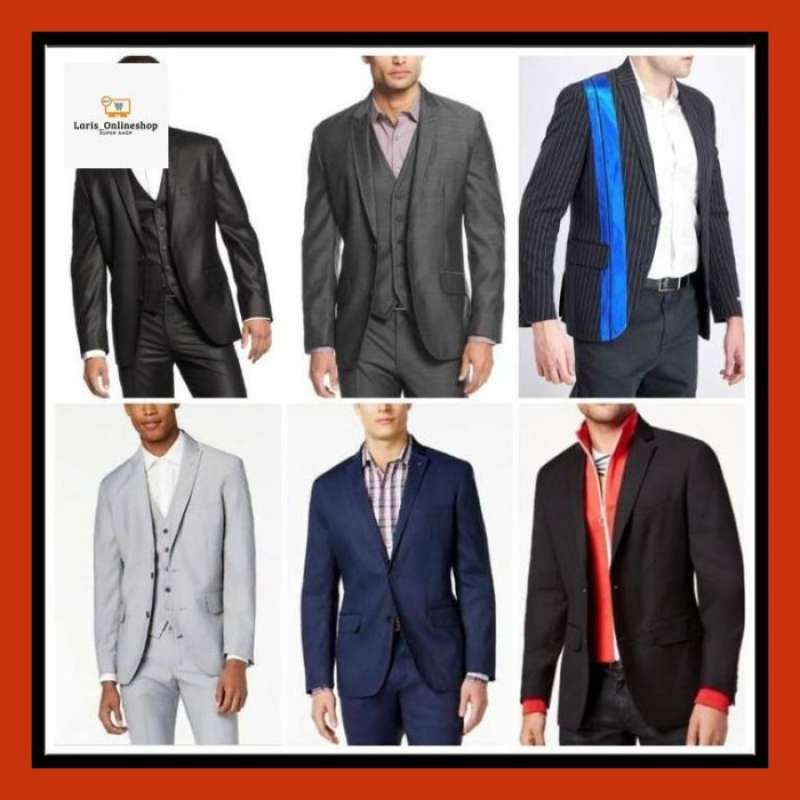 Jual Jas Cowok / Jas Pria / Jas Kerja / Jas Kantor Slim Fit Original ...