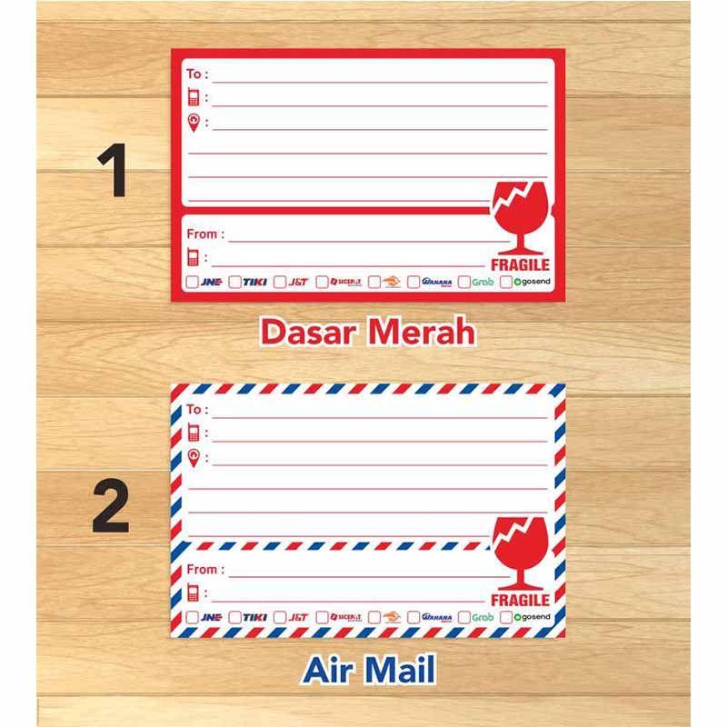 Promo Derrick Charlton Stiker Label Pengiriman Fragile [14 X 9 Cm /1 ...