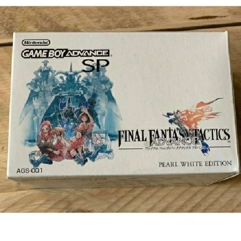 Jual Gameboy advance SP Final fantasy tactics advance Pearl white ...