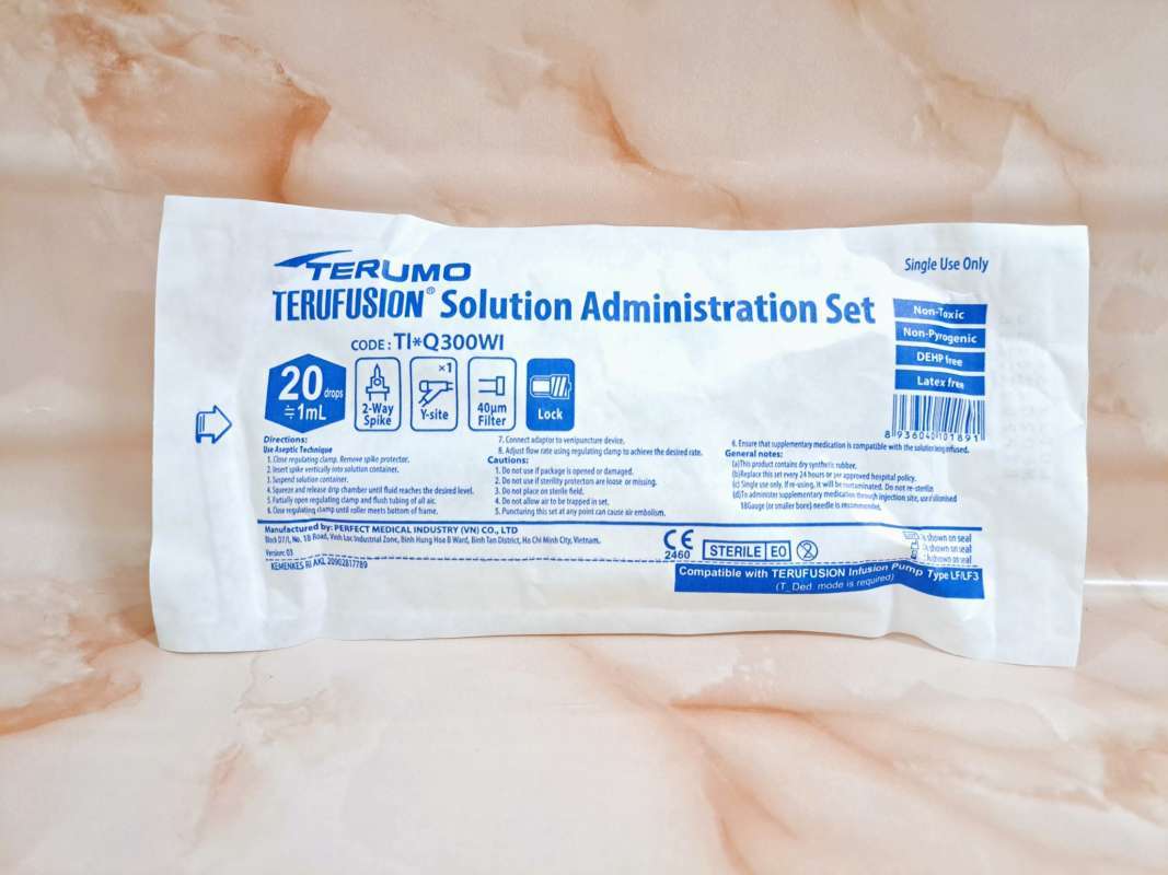 Jual Terumo Infuset Dewasa Anak Ecer/ Infus Set/ Terufusion/ Infusion Adult Child Terumo Di ...