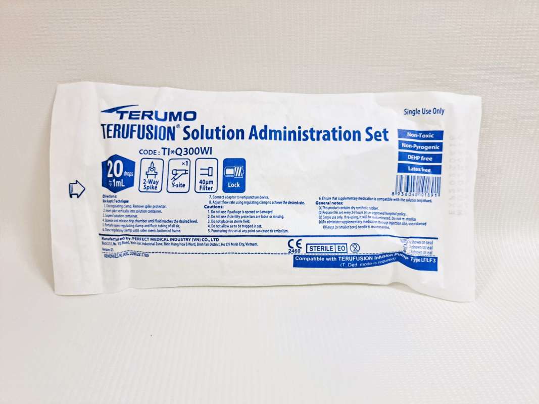 Jual Terumo Infuset Dewasa Anak Ecer/ Infus Set/ Terufusion/ Infusion ...