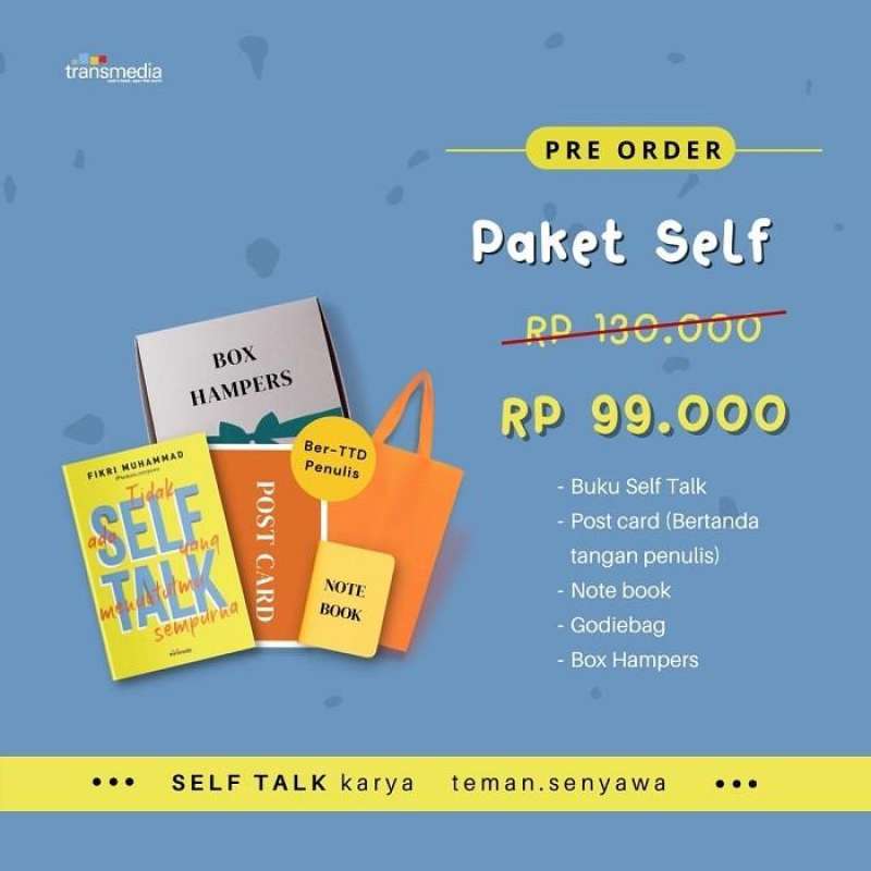 Jual BUKU SELF TALK - Tidak Ada Yang Menuntutmu Sempurna / Fikri ... Jual BUKU SELF TALK - Tidak Ada Yang Menuntutmu Sempurna / Fikri ...