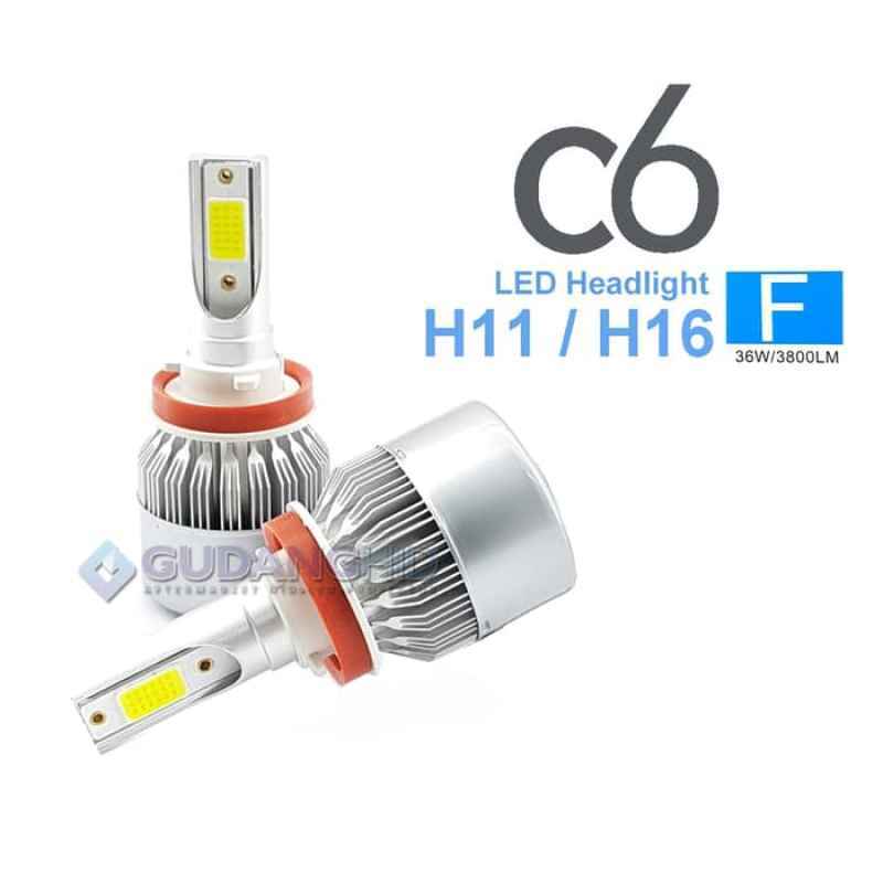 Promo C6 LED H16 Lampu Mobil [35 W/ 3800 Lumens] - WHITE Diskon 47% di ...