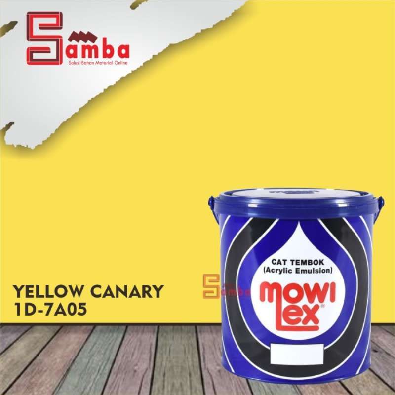 Jual Mowilex Emulsion Yellow Canary 2 5 Ltr Tinting Cat Tembok Interior