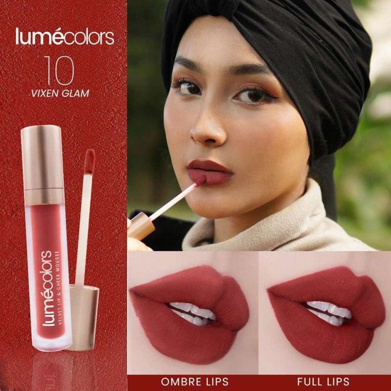 Jual Lumecolors Velvet Lip & Cheek Mousse Matte Lipmousse 3in1 Lip ...