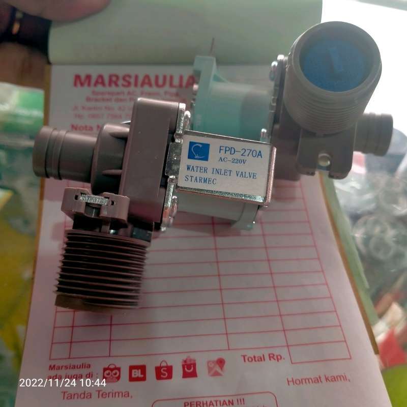 Jual water inlet valve selenoid mesin cuci multi umum di Seller ...