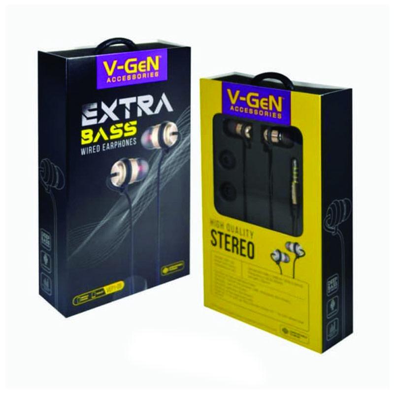 Jual V-GeN VEP1-05 Wired Earphone Headset Extra Bass [Original] di ...