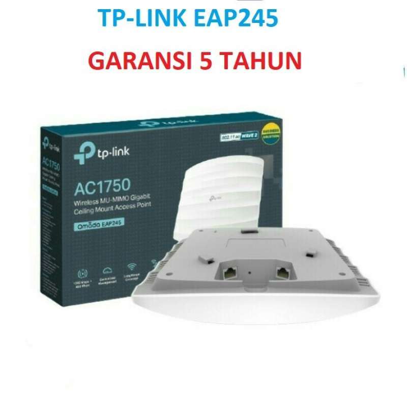 Jual Tp-link EAP245 AC1750 Wireless MU-MIMO Gigabit Ceiling Access ...
