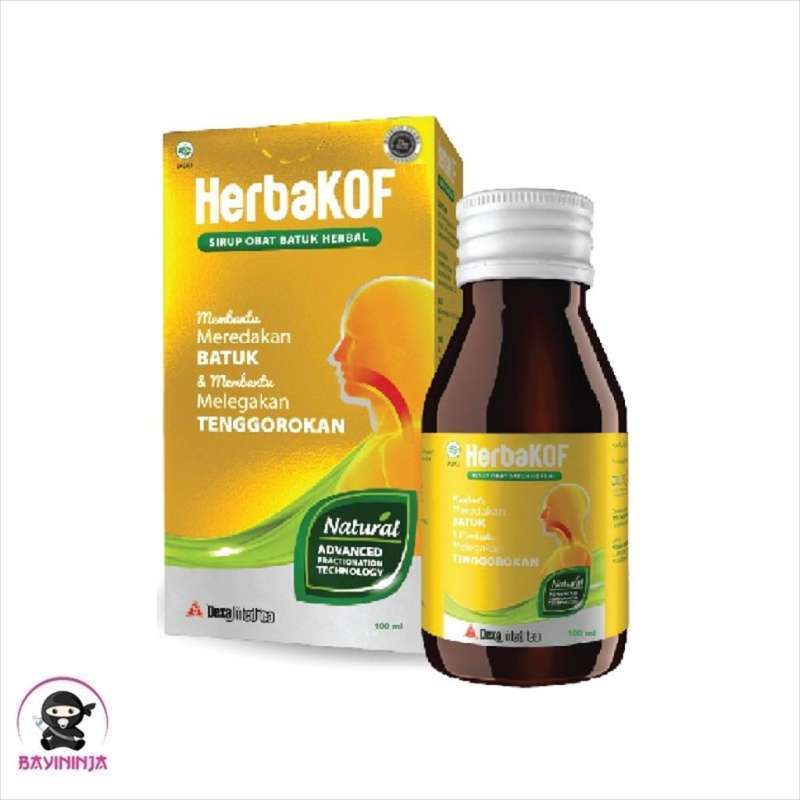 Jual HerbaKOF Syrup Obat Batuk Herbal Dewasa [100 mL] di Seller ...