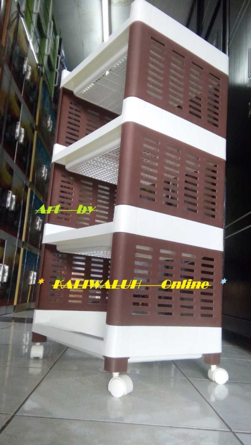 Jual Rak Multiplast Roda Rak Plastik Serbaguna Susun 4 Murah di Seller ...