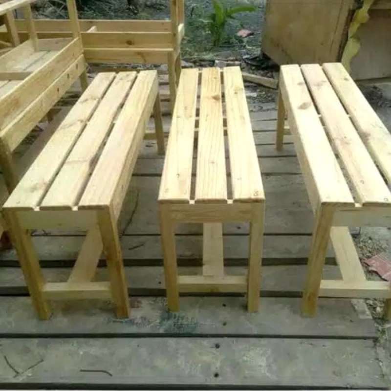Jual Kursi Kayu Panjang di Seller Mihome Store - | Blibli