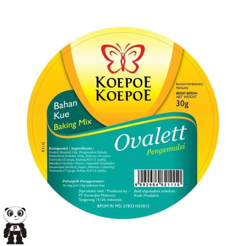 Jual Koepoe Koepoe Ovalet Pengemulsi Ovalette Cake Emulsifier [30 G] Di ...
