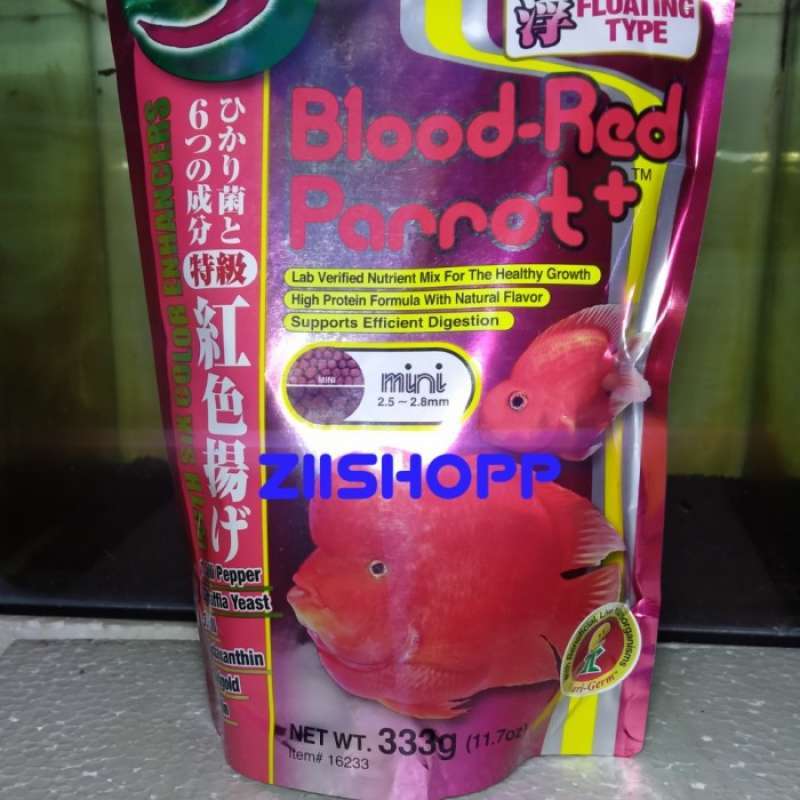 Promo Pakan Ikan Hikari Red Blood Parrot FRESHPACK Diskon 27% di Seller ...