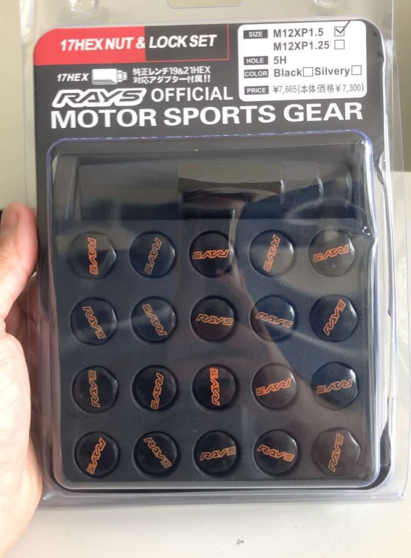 Promo Mur Roda Mobil Lugnut Baut Roda Rays Hitam 1.5 Diskon 26% Di ...