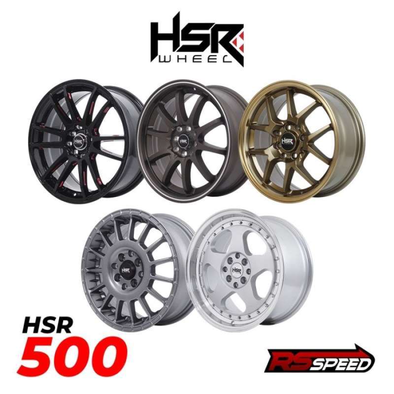 Promo Velg Mobil Ring 14 hingga Ring 22 HSR Wheel - HSR500 Diskon 26% ...