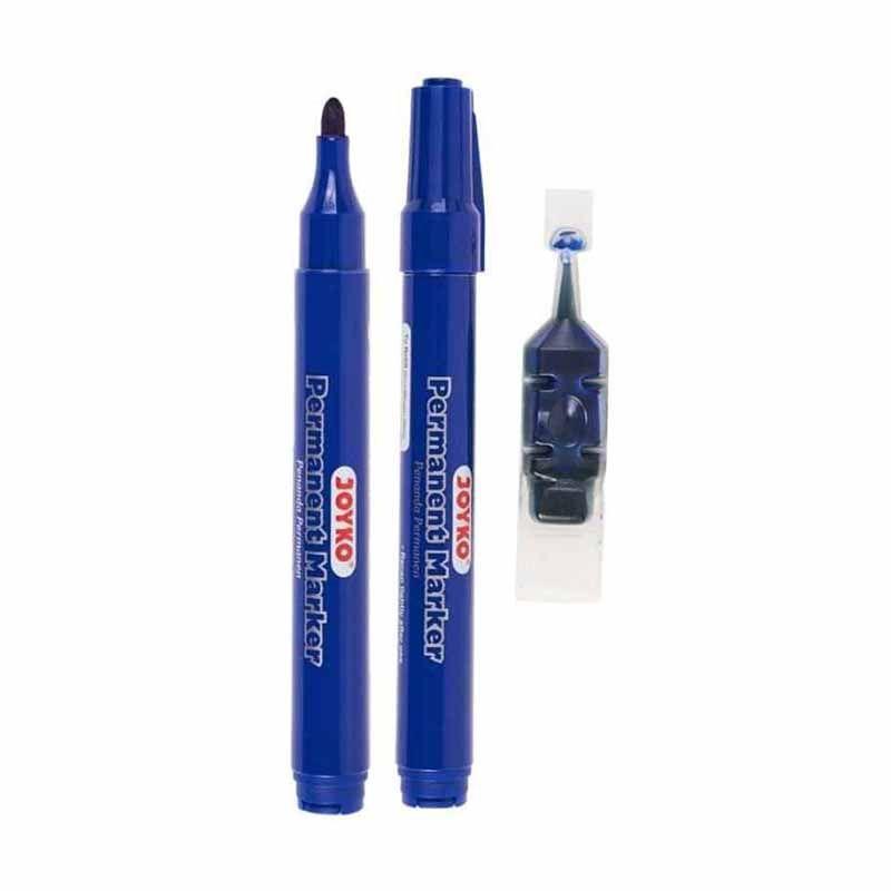 Jual Joyko PM-34RF Spidol Permanen - Biru + Free Refill Permanent ...