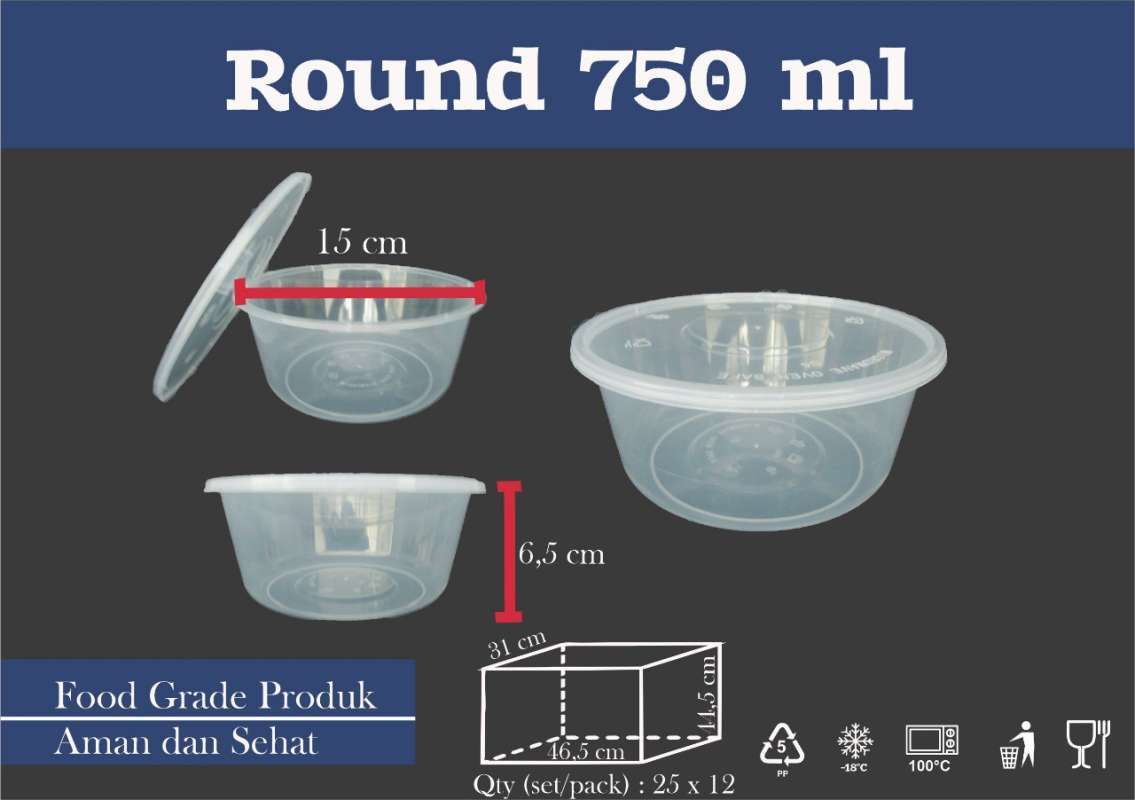 Jual Thinwall Otb 750 Ml Bowl Mangkok Bakso Di Seller Purfequ Curug