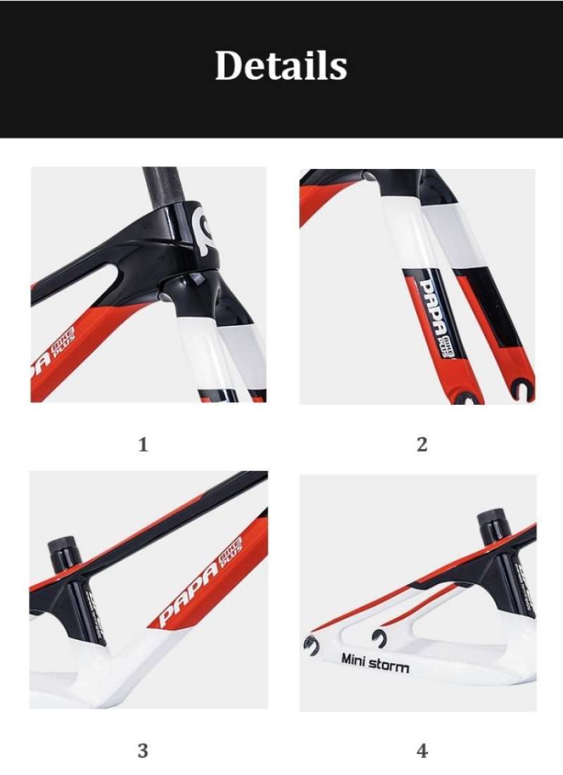 Jual Frame Push Bike Carbon Balanced Bike Carbon Papa Bike Plus Mini ...