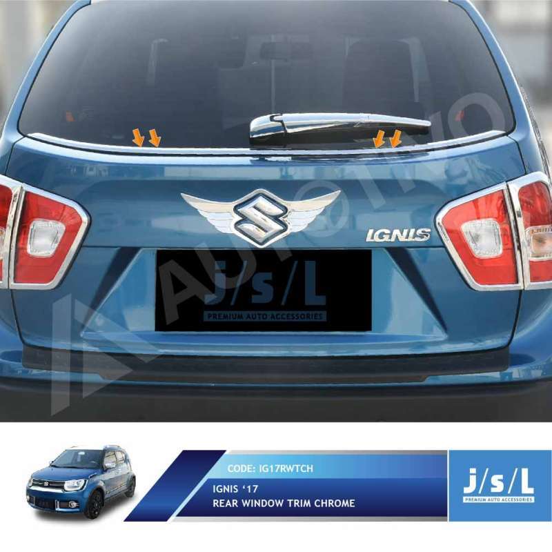 Jual JSL List Kaca Belakang Ignis Rear Window Trim Mobil di Seller ...