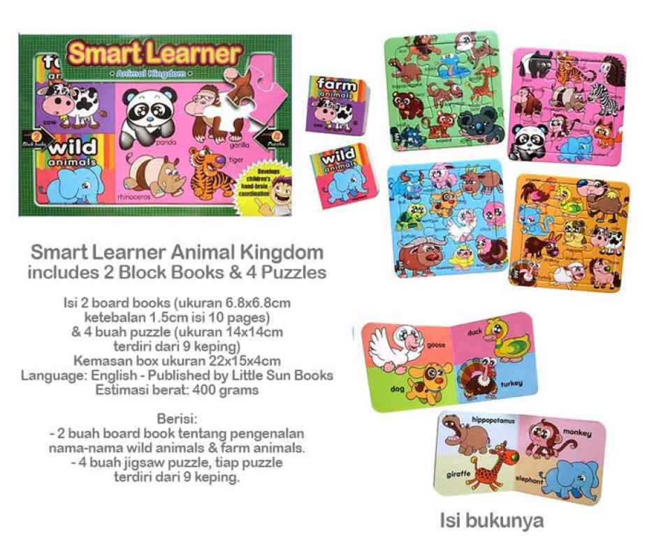 Promo Buku Puzzle dan Buku Block Smart Learner Diskon 17% di Seller ...