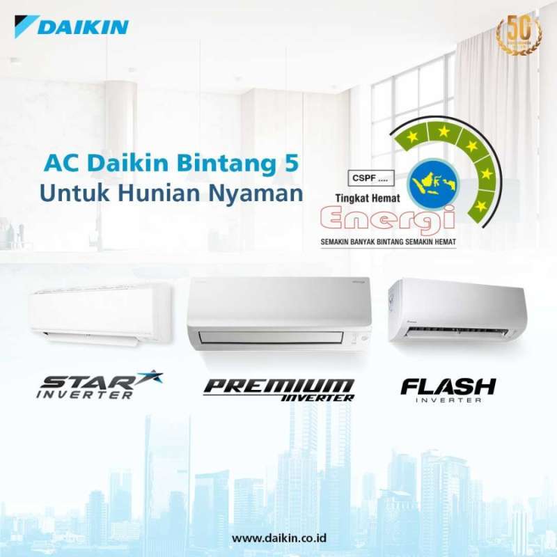 Jual Daikin Ac Split Premium High Inverter Thailand 1 Pk - Ftkm25svm4 ...