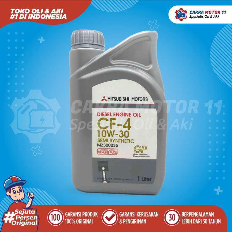 Jual MITSUBISHI DIESEL ENGINE OIL 10W30 CF4 di Seller Cakra Motor 11 ...