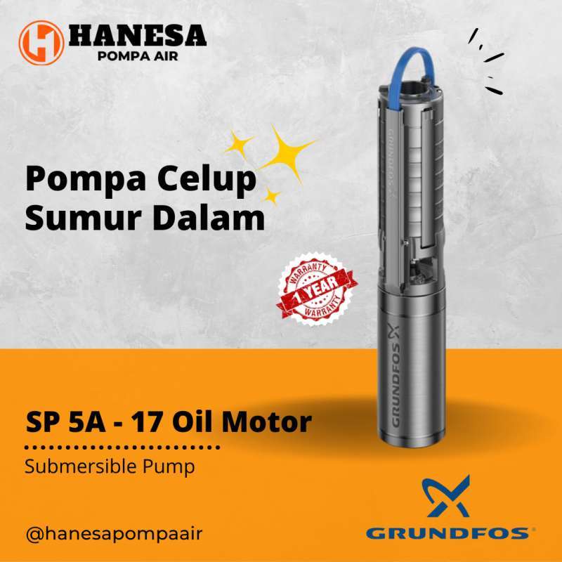 Jual Grundfos SP 5A - 17 Oil Motor Pompa Celup Sumur Dalam di Seller ...
