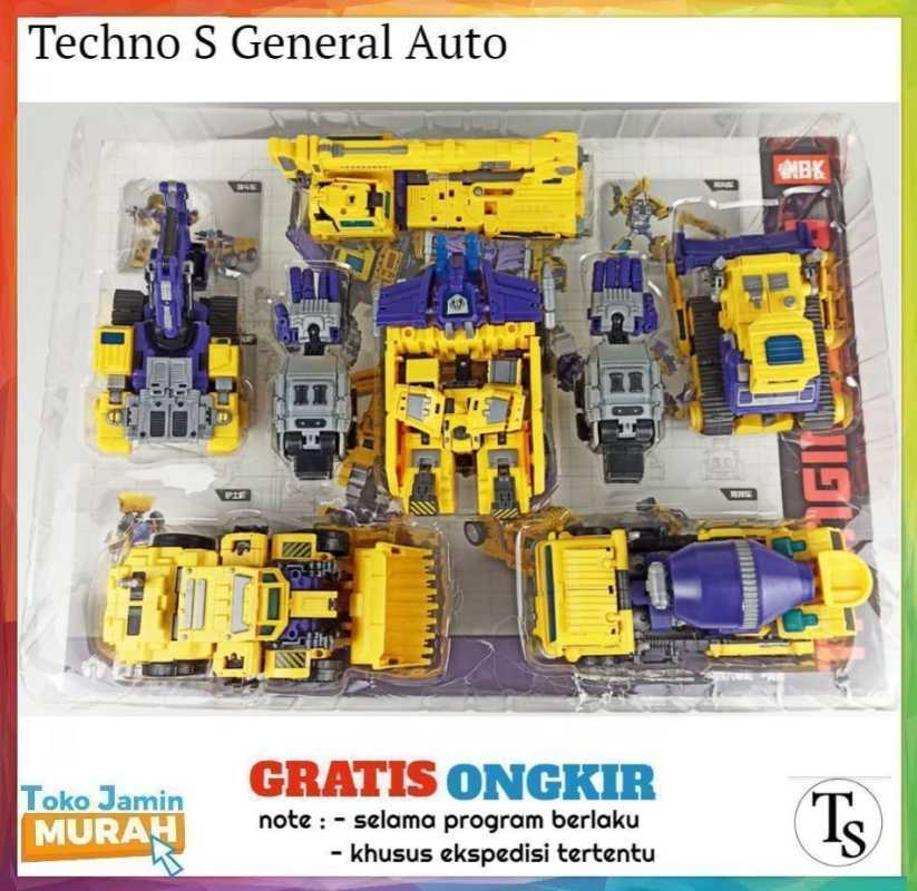 Jual Nbk Mainan Rakit Robot Devastator Transformer 6 In 1 Di Seller ...