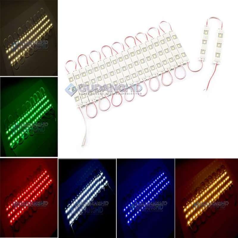 Jual Oem Led Strip Modul Smd 5730 3 Mata Ip65 Injection Module Lampu Mobil [12v] - Warm White Di ...
