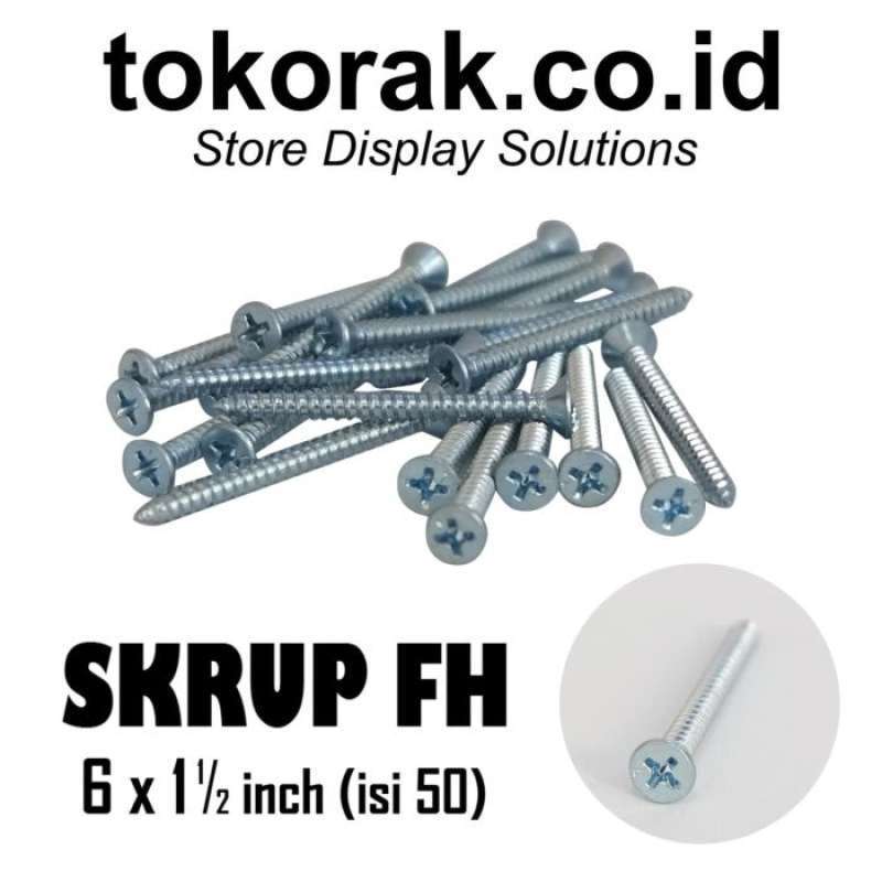 Jual Dijual SKRUP FH 6 X 1x12 ISI 50PCS - SKRUP LION BRAND -SEKRUP ...