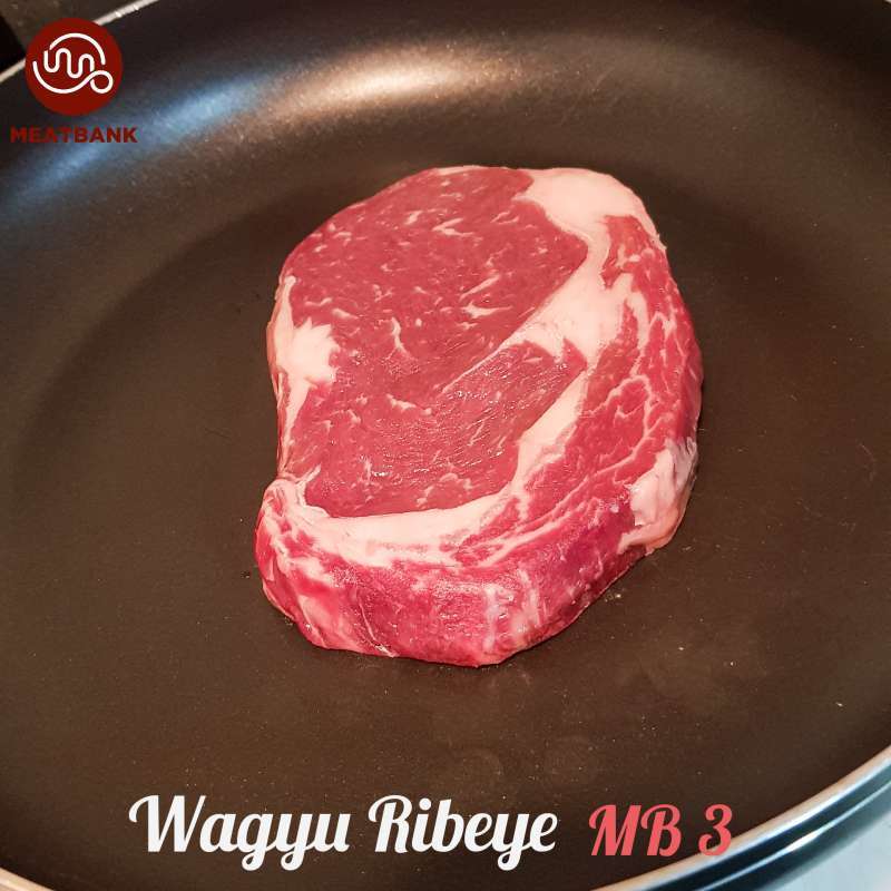 Jual Wagyu Ribeye Steak Mb 3 Aus Daging Sapi Beef Rib Eye Marbling