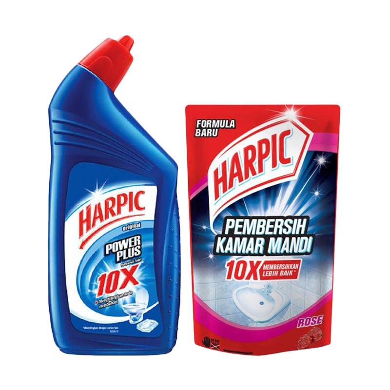 Jual Harpic Power Pembersih Toilet [450 Ml] + Harpic Rose Pembersih ...