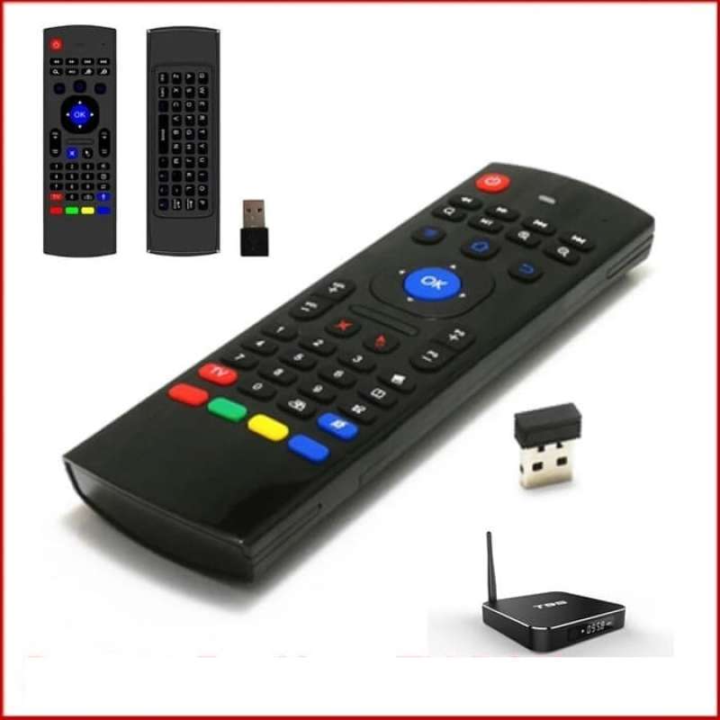 Jual AIR MOUSE MX3 KEYBOARD QWERTY REMOTE WIRELESS for TV BOX, PC ...