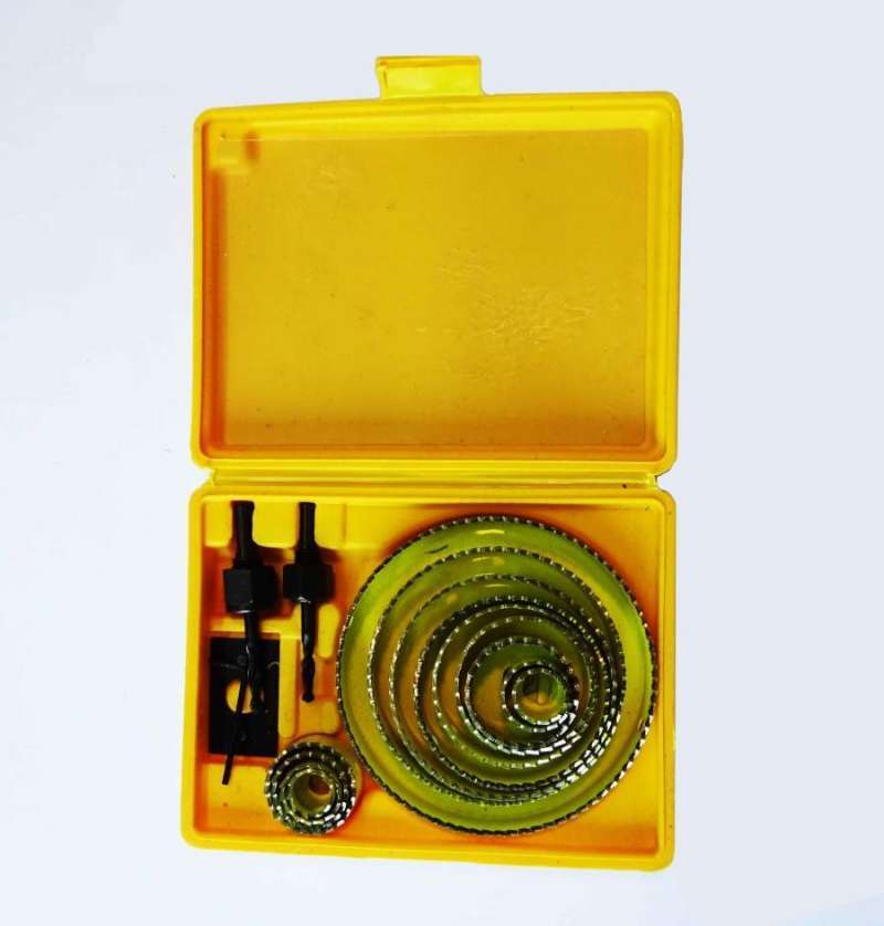 Jual Mata Bor Lubang Kayu, Pvc, Fiber. 13 Mata Gergaji, 17pcs. Hole Saw ...