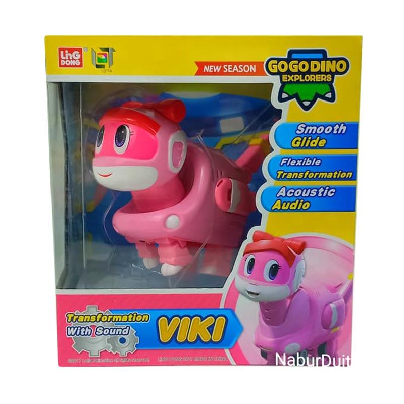 Jual Ling Dong Gogo Dino Transformation Series Viki Mainan Robot [Original/ Ukuran Besar] di ...