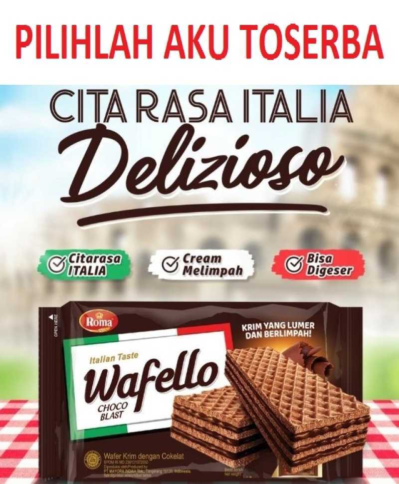 Jual Roma Wafello Choco Blast 48 gr - (1 pack isi 10 bks) di Seller ...