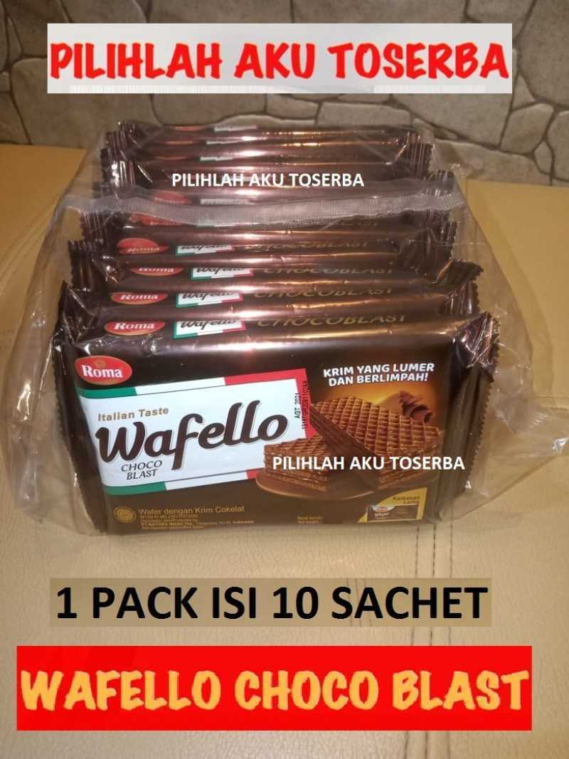 Jual Roma Wafello Choco Blast 48 gr - (1 pack isi 10 bks) di Seller ...
