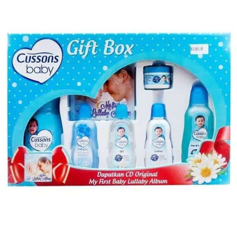Promo Cussons Baby GIFT BOX - BLUE / Satu set lengkap perlengkapan bayi ...