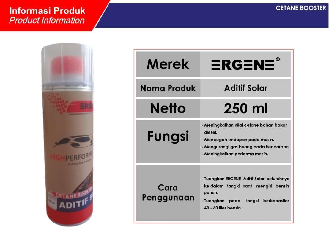 Promo Cetan Booster - Aditif Campuran Solar - Meningkatkan Nilai Cetane ...