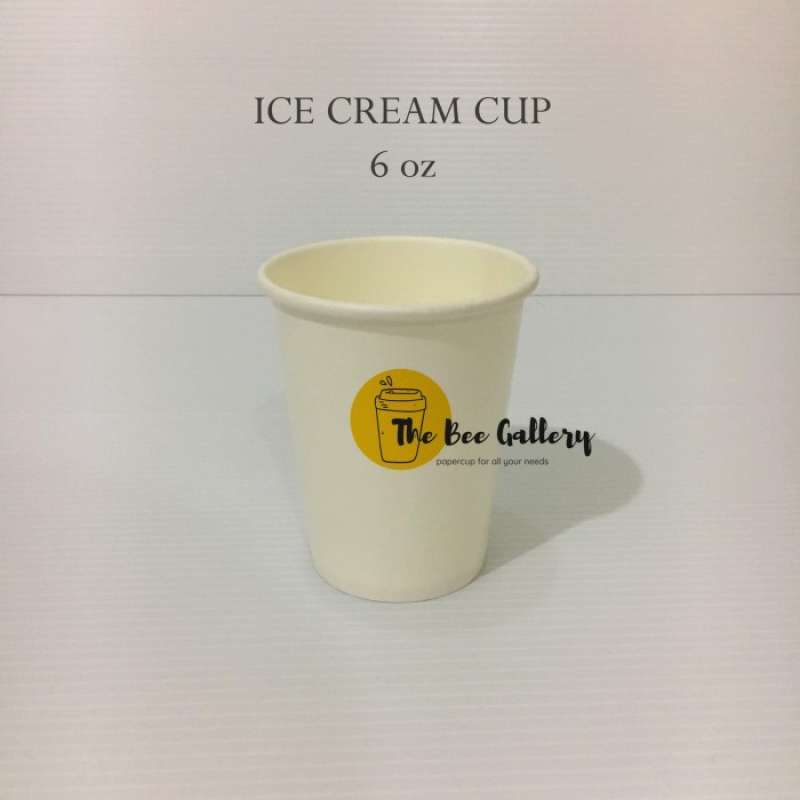 Jual Ice Paper Cup 6 oz / Gelas Kertas Es krim - isi 1000 di Seller ...