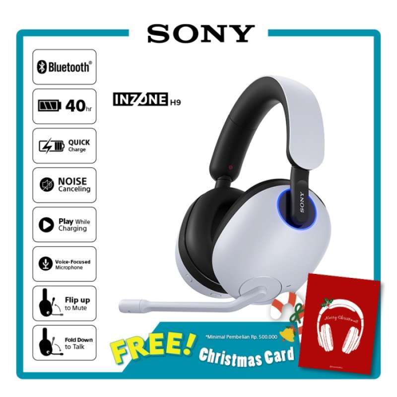 Promo SONY INZONE H9 Wireless Noise Cancelling Gaming Headset Diskon 50 ...