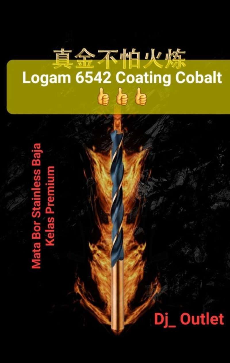 Jual King Mata Bor Besi Hss Stainless Stell Baja Besi Premium Coating Cobal - 6.5mm Di Seller ...