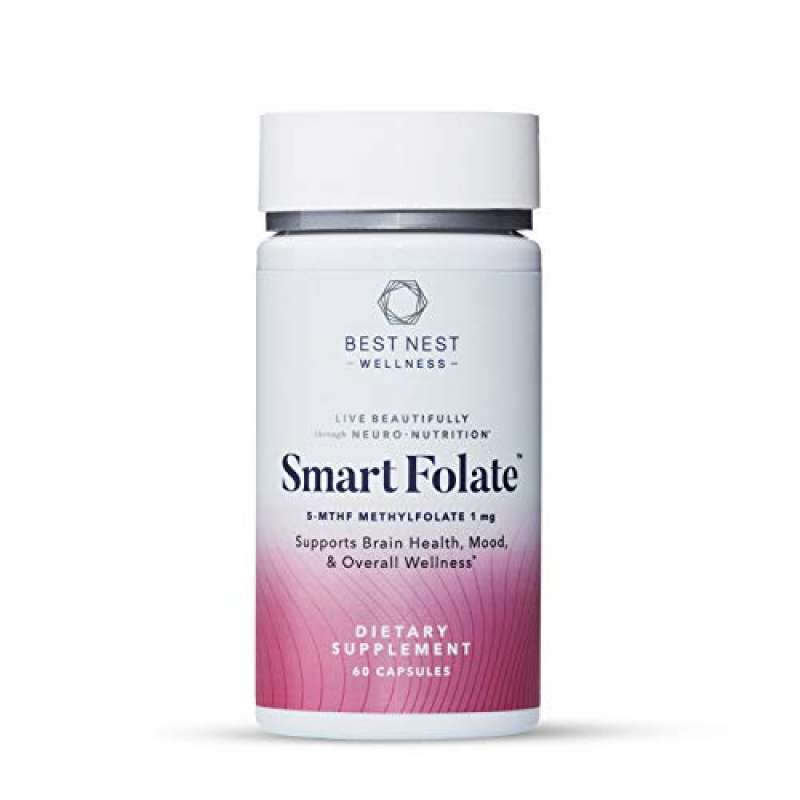 Jual Smart Folate Capsules, 1000 mcg L-Methylfolate (Folic Acid ...