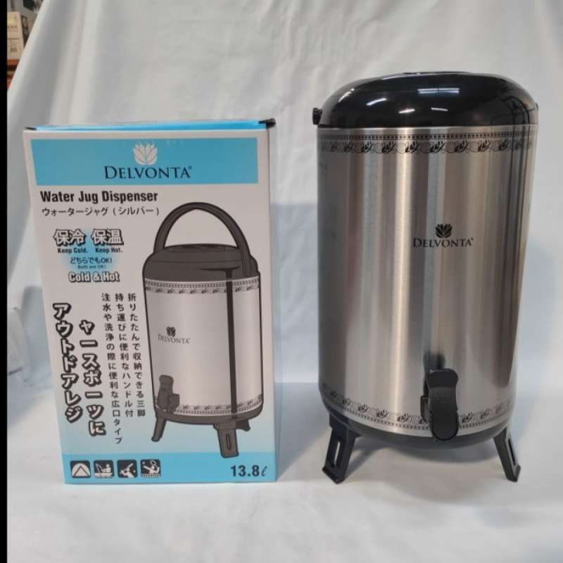 Promo Termos dispenser air panas dingin Water jug stainless 14 liter ...