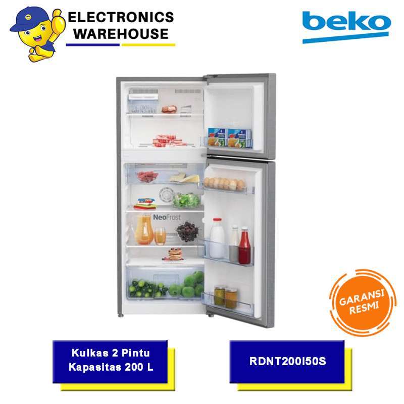 Jual Beko Kulkas 2 Pintu Pembeku Atas 230 Liter RDNT231I50S di Seller Electronics Warehouse ...
