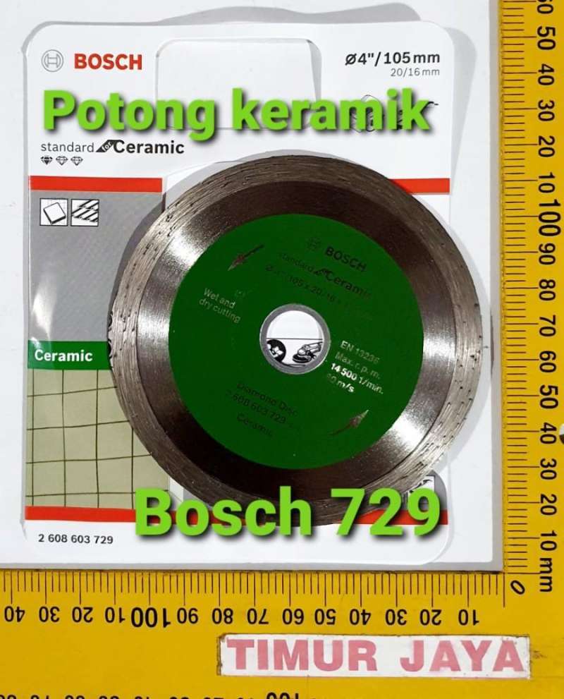 Jual Diamond Wheel 4 Bosch Keramik 729 di Seller TB TIMUR JAYA Official ...