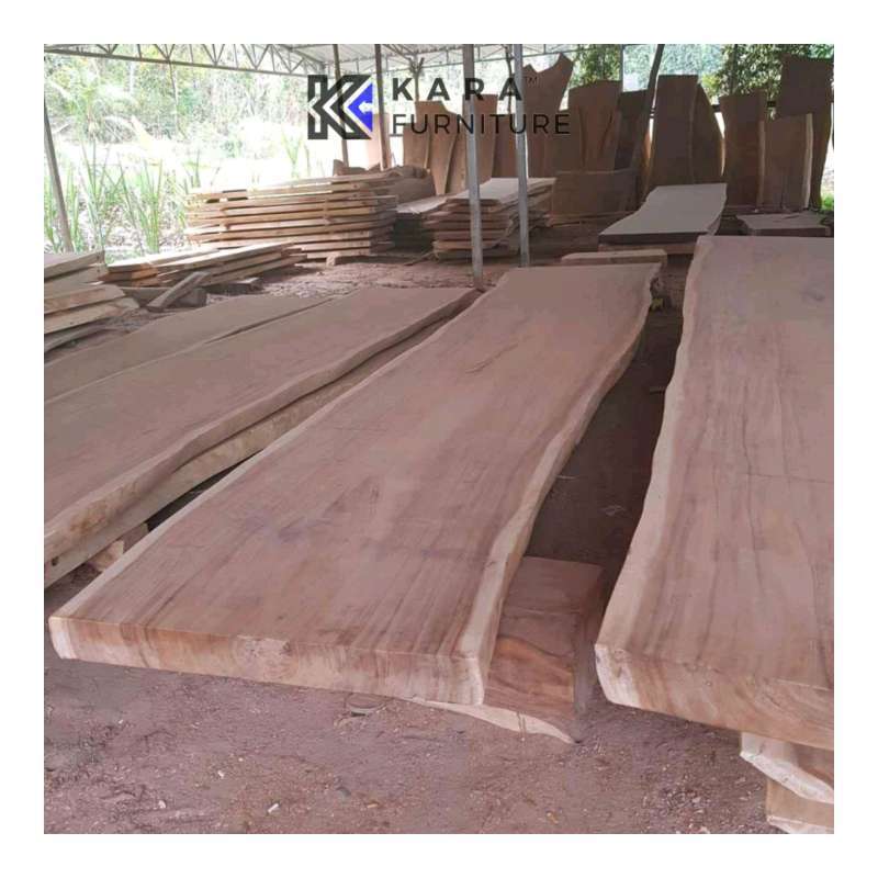 Promo Top Table Kayu Suar Solid Tanpa Sambung 200 X 80 X 6 Cm / Single ...